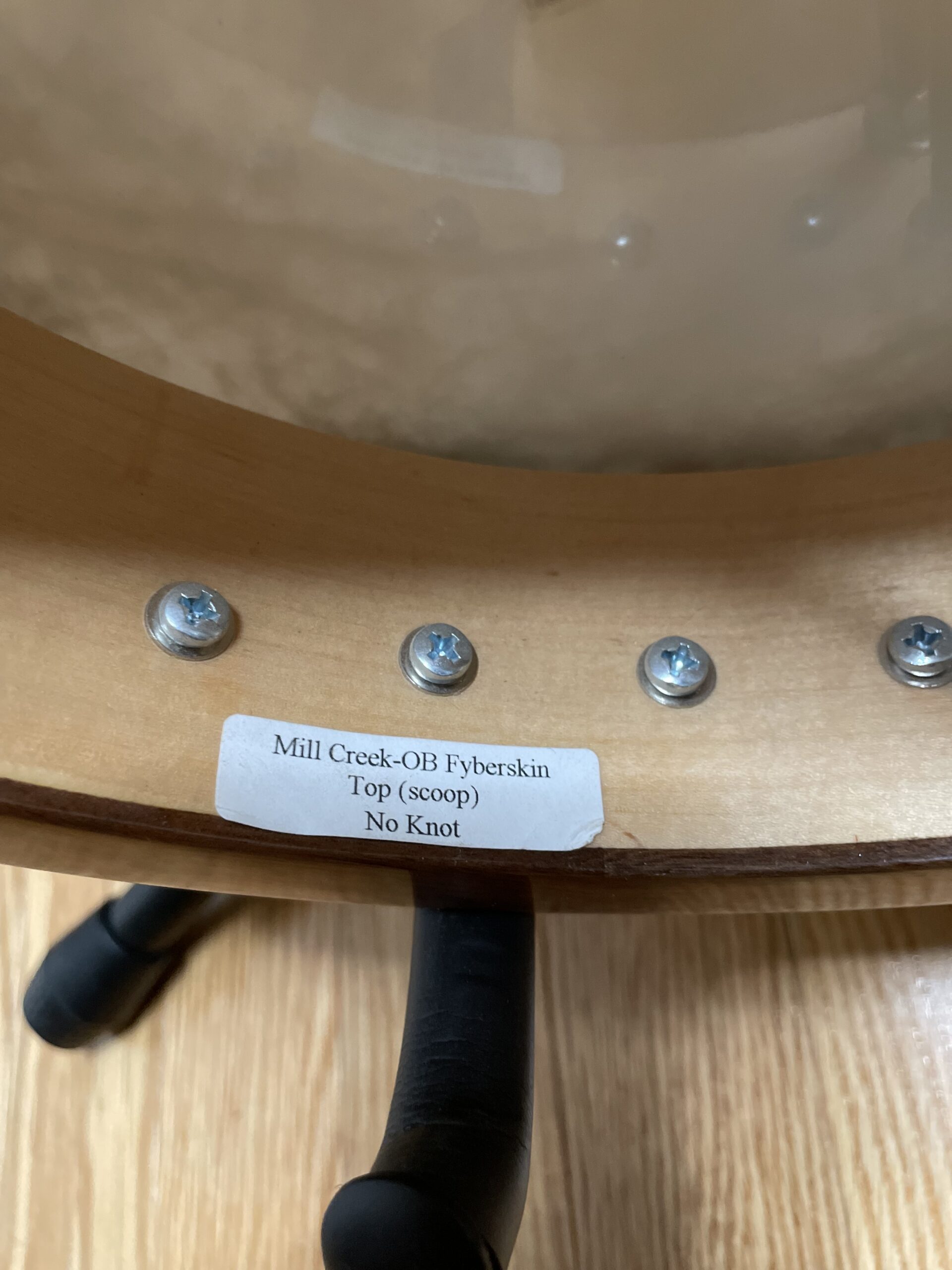 Open Back Banjo Scoop No-Knot Tailpiece FS (Mahogany)