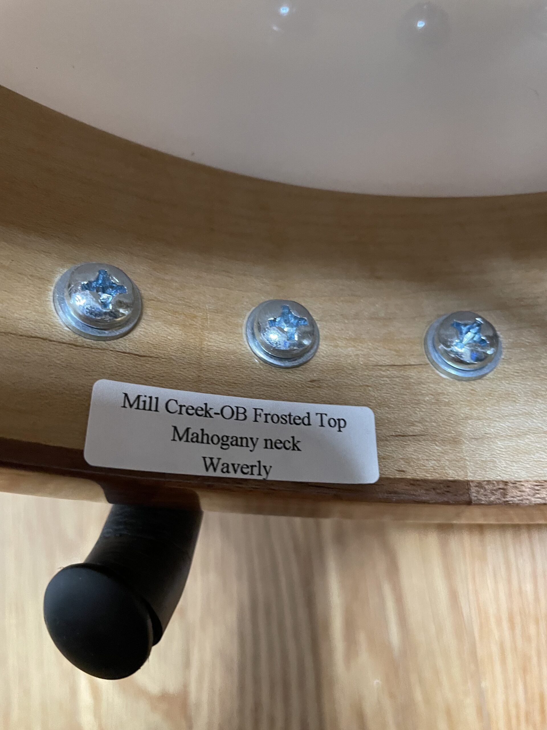 Open Back Banjo Waverly Tailpiece (Mahogany)