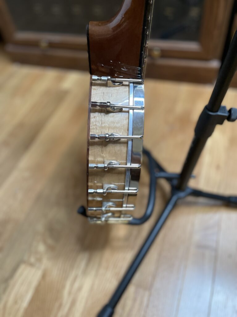 Open Back Banjo Waverly Tailpiece (Mahogany)